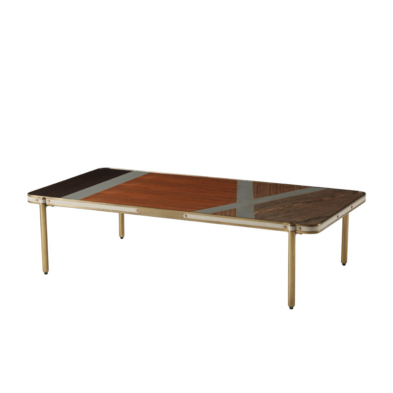 Theodore Alexander Iconic 12" H x 47.25" L x 25.5" W 4 Legs Coffee Table | Wayfair